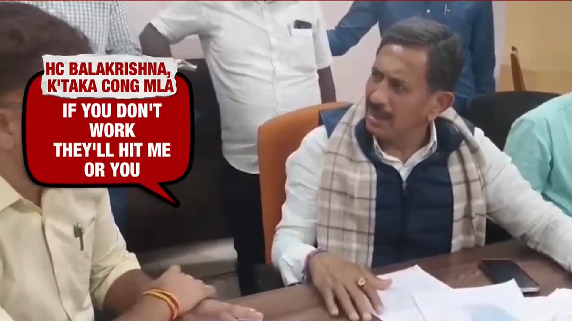 'Public will hit you with slippers': Congress MLA's warning to ...