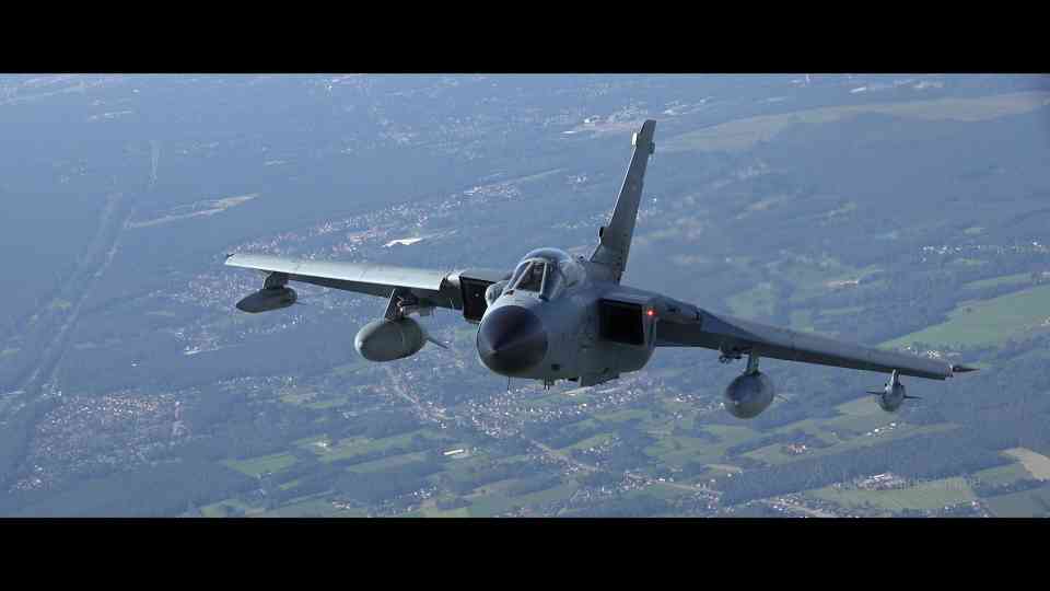 When combat jet, transport, and helicopter met above Germany