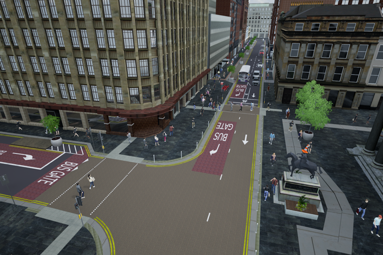 Glasgow set to trial 'People First Zone' in city centre