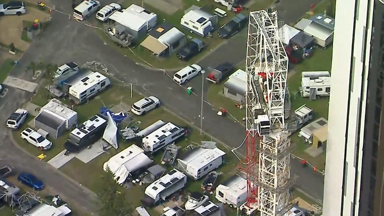 Holidaymakers locked out of caravan park after wild weather leaves ...