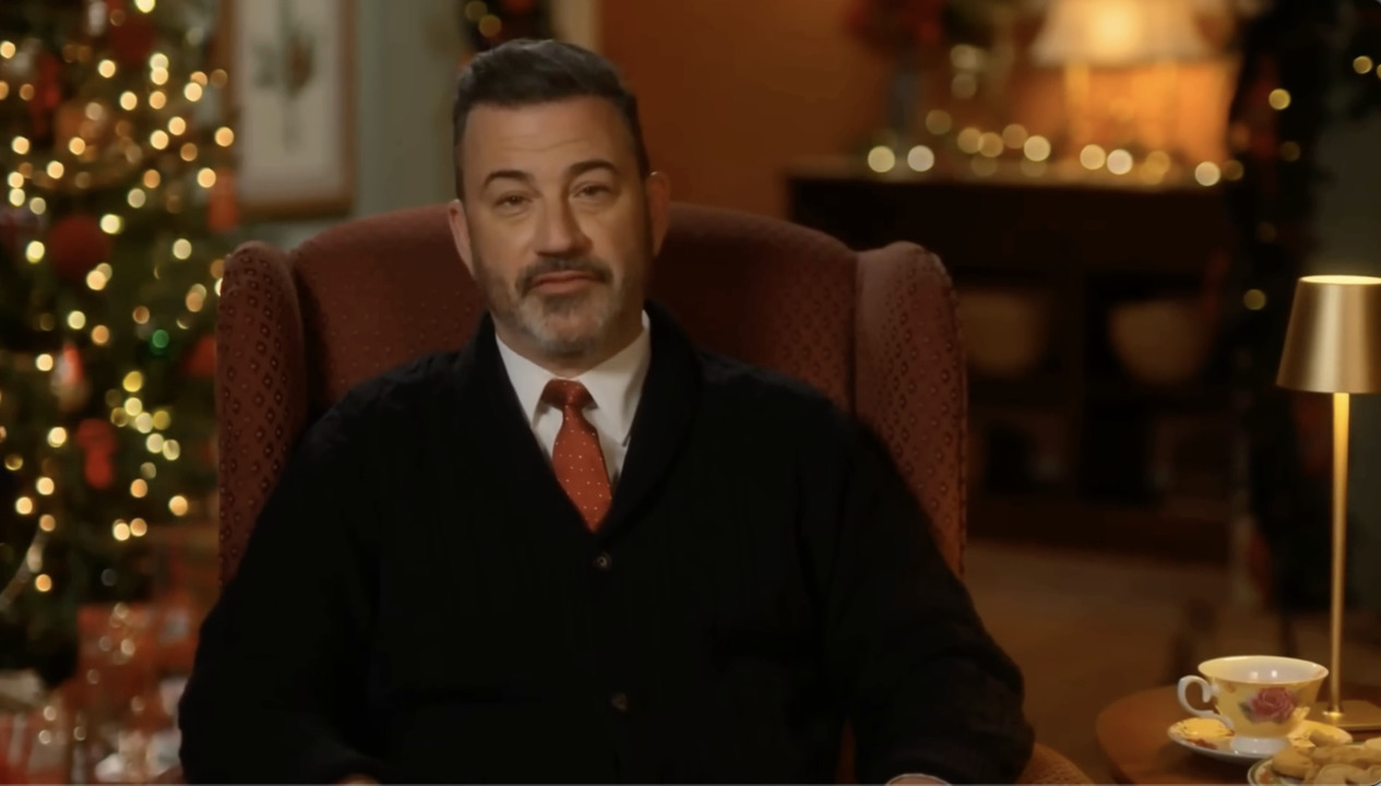 Kimmel says 'tyranny is booming' under Trump in UK Christmas message