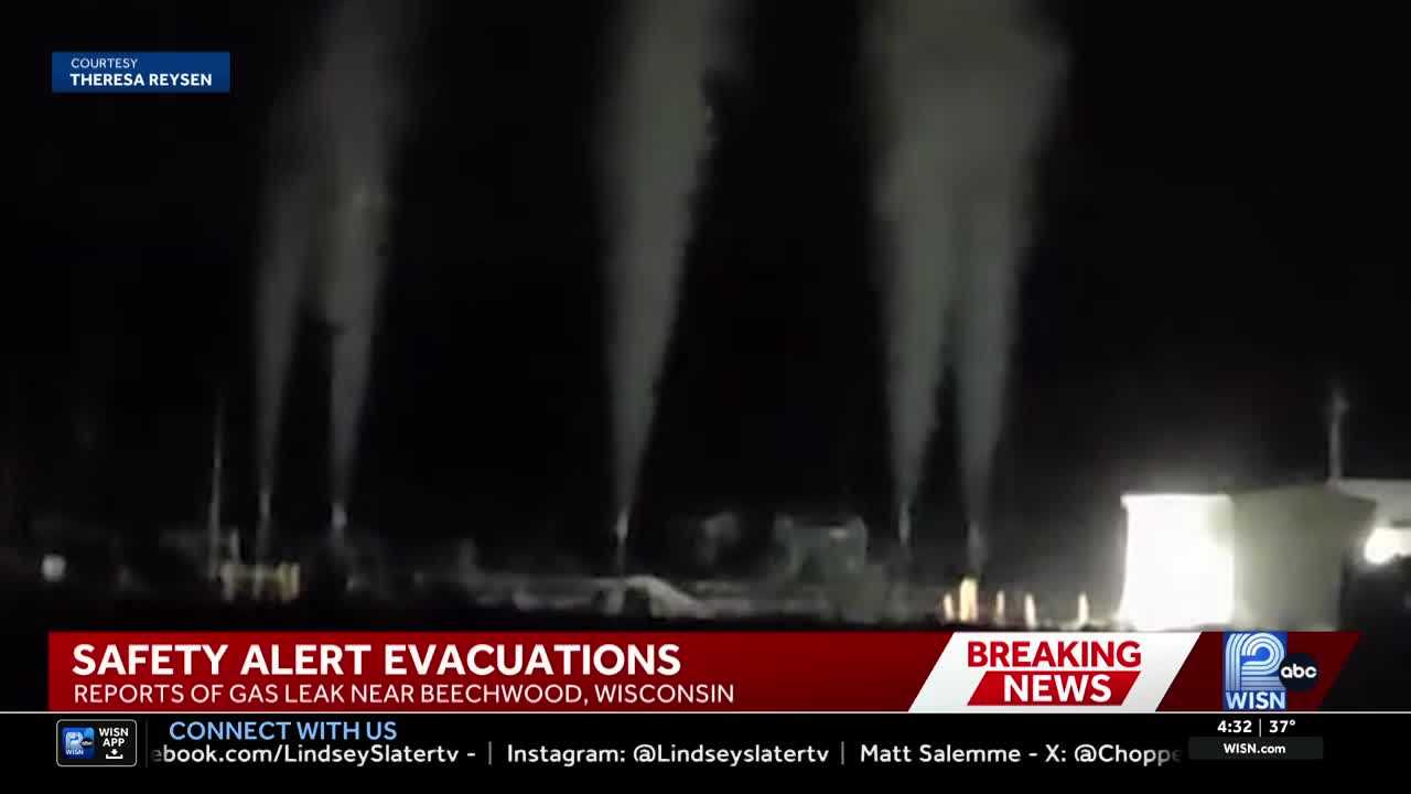 Evacuation orders lifted after gas leak scare in Sheboygan County
