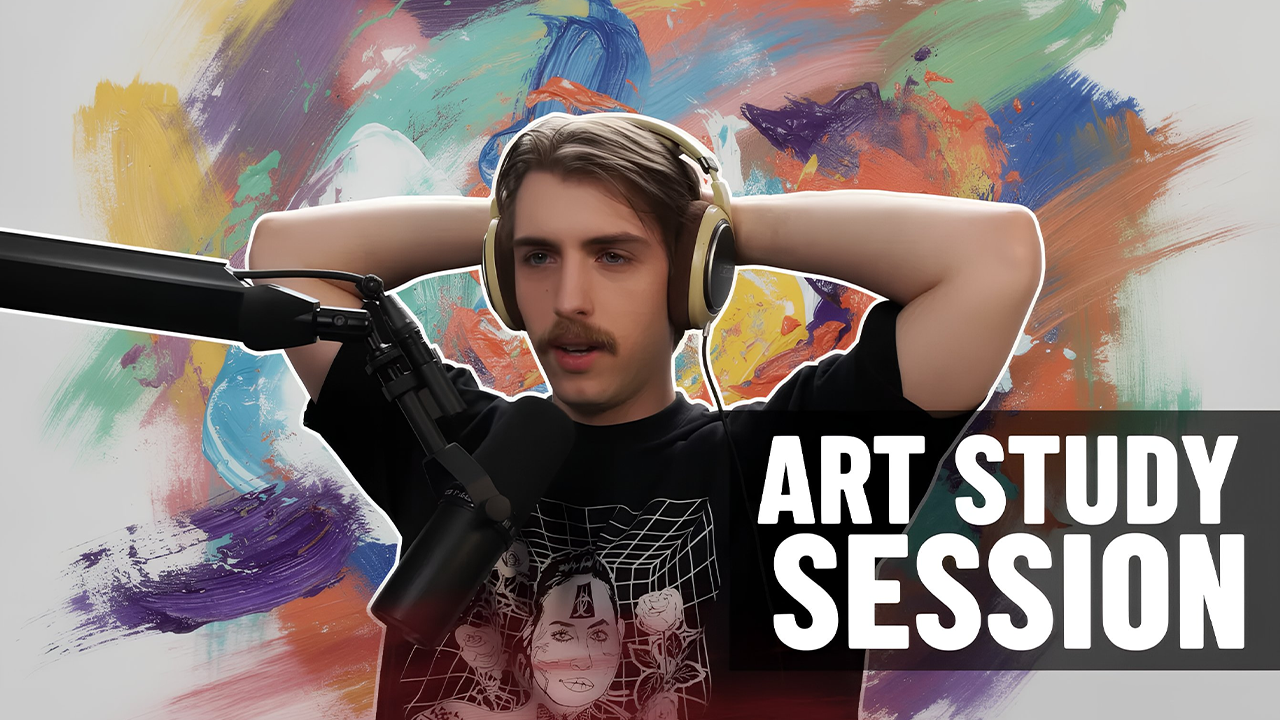 Art history deep dive and drawing stream with study motivation