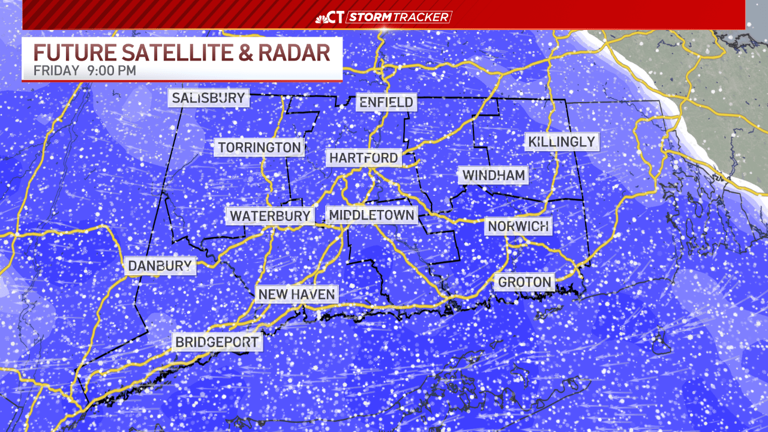 Winter weather alerts for all of Connecticut ahead of snow tonight