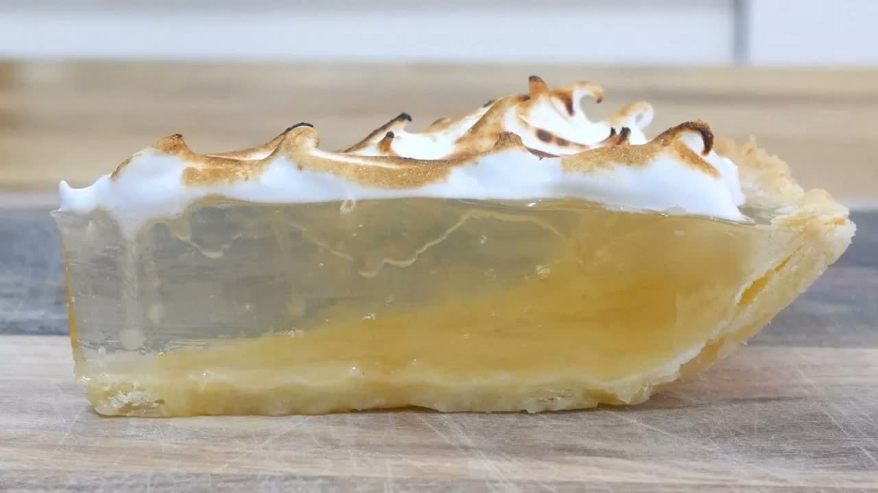 Why this lemon meringue pie is completely transparent