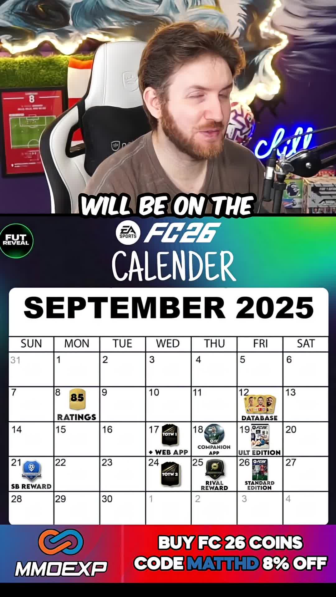 These are all the key dates for FC 26! #fc26 #shorts