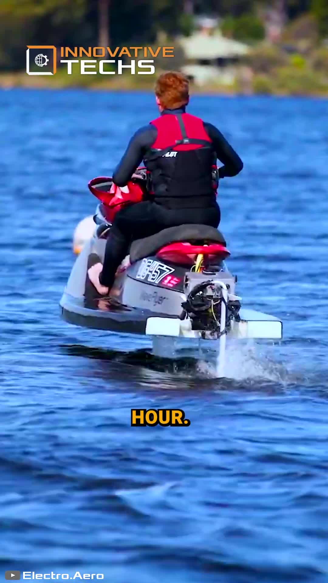 WaveFlyer: The world's first electric hydrofoil jet ski takes flight!