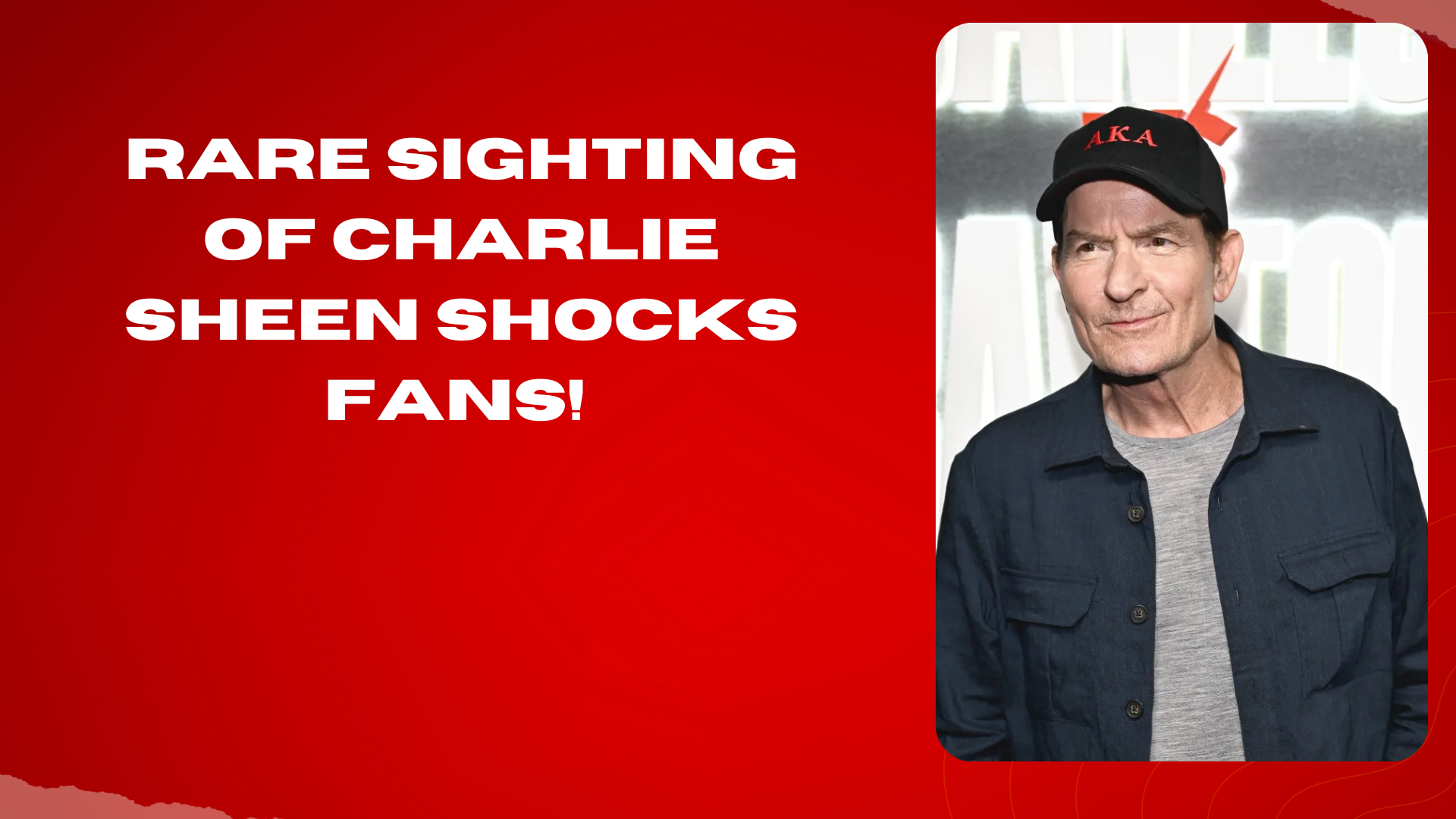 Rare sighting of Charlie Sheen shocks fans!
