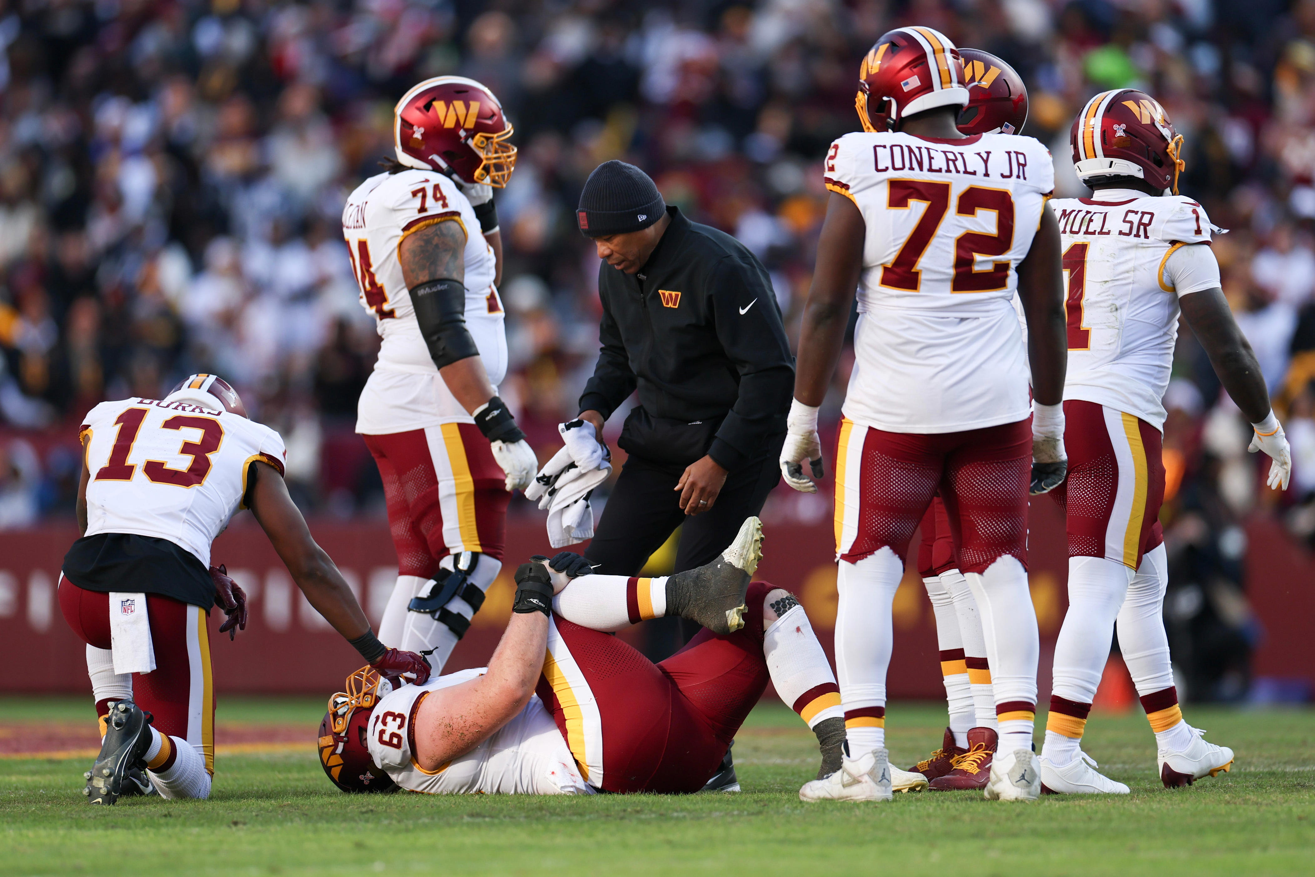 Tyler Biadasz injury update: What's the latest on Commanders center?