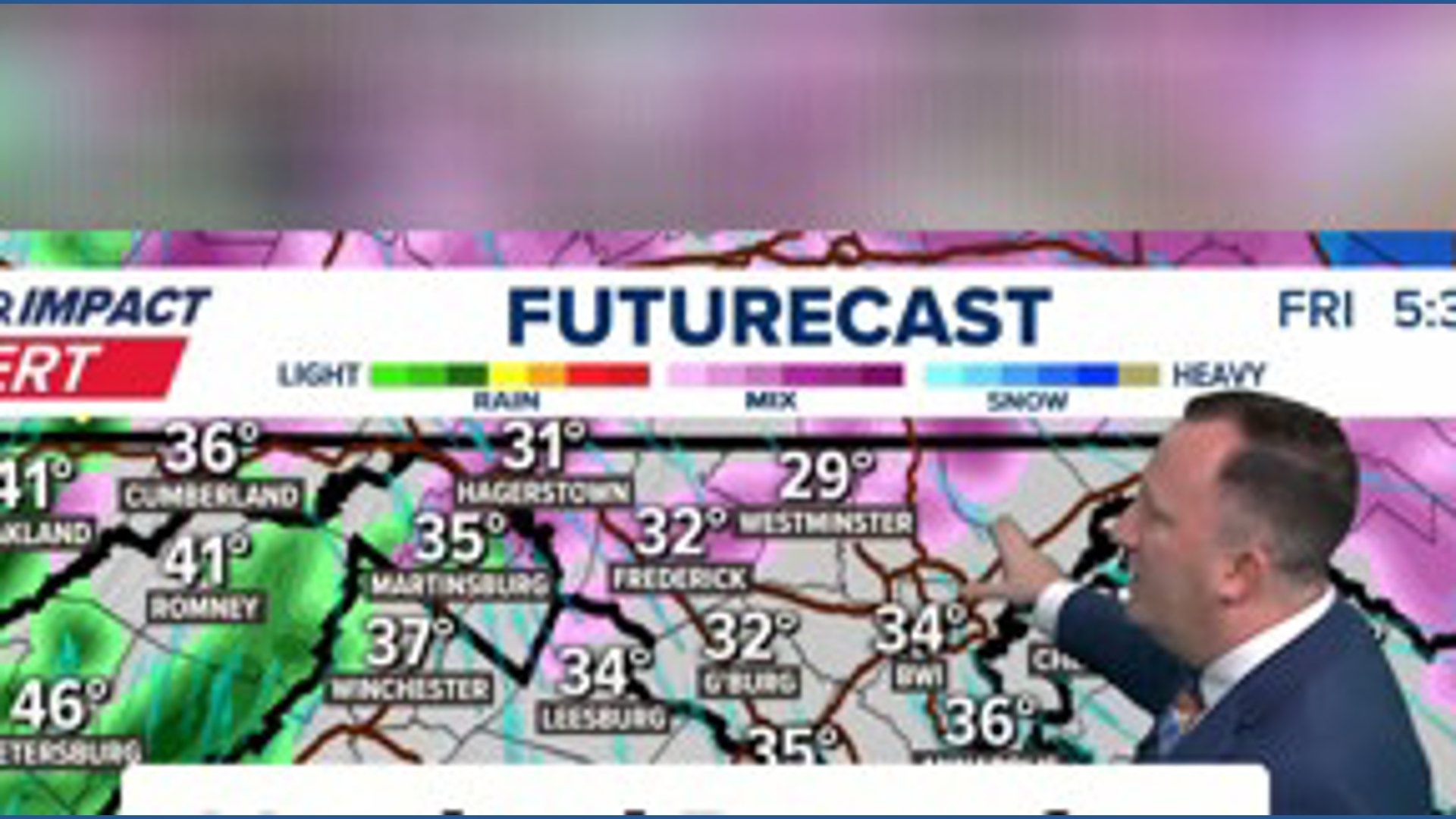 Freezing rain alert: DMV weather forecast Friday