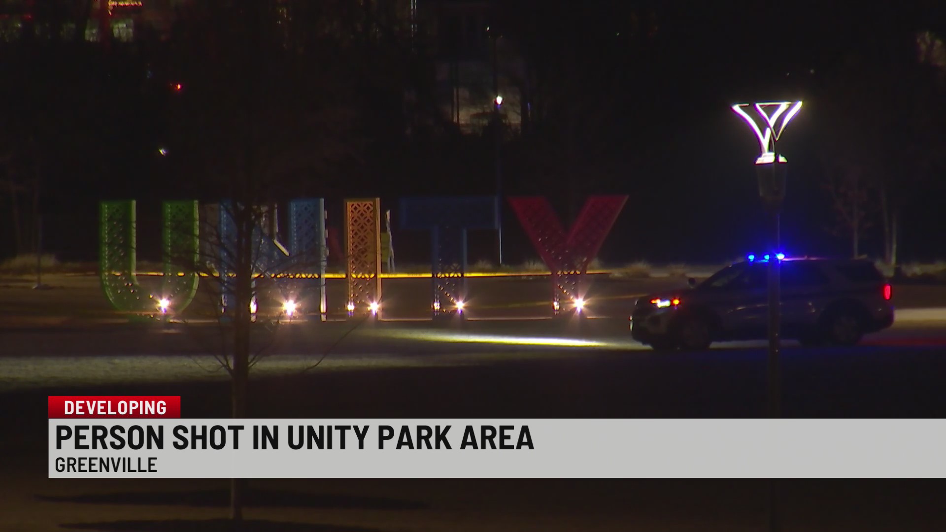 Officers investigate shooting near Unity Park in Greenville