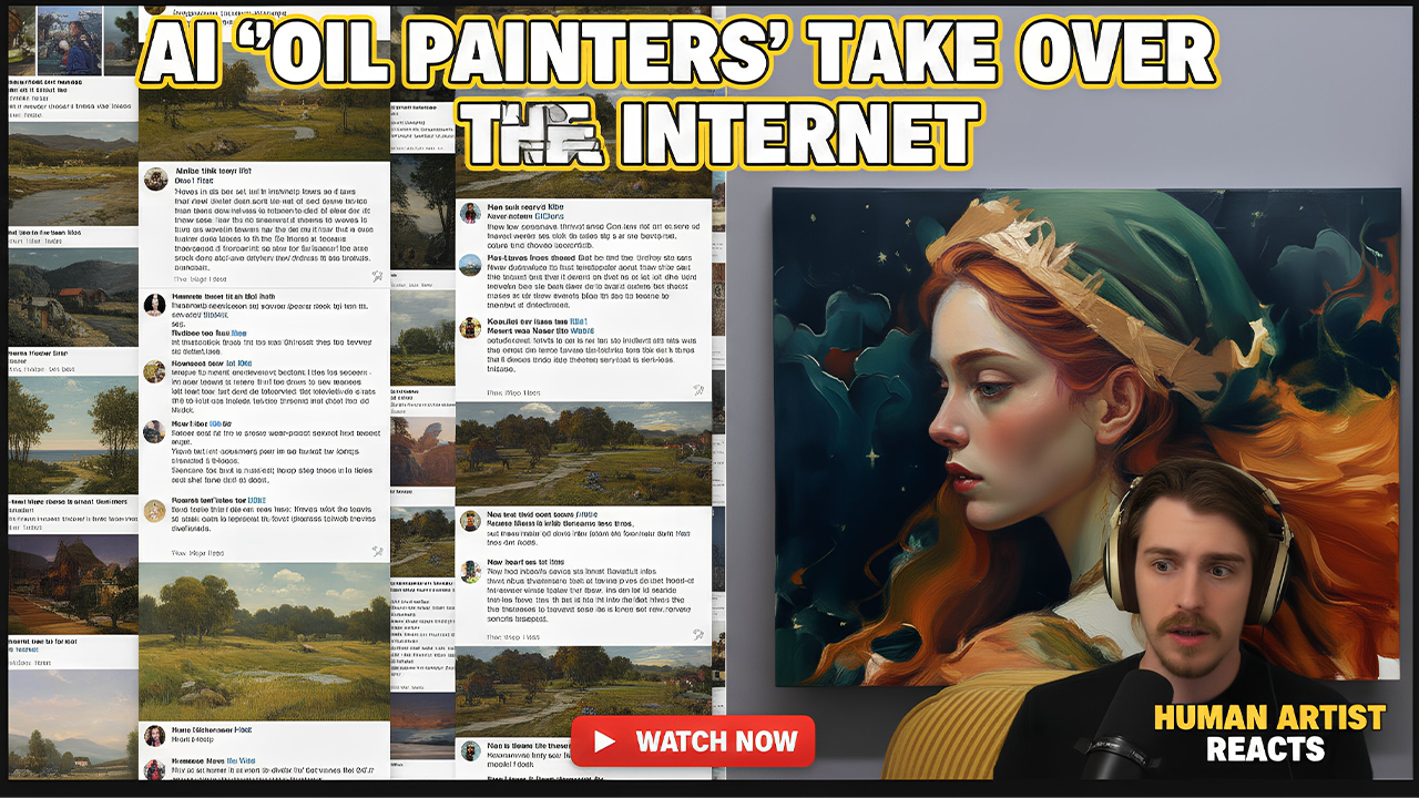 Learn art history while drawing live stream with visual notes