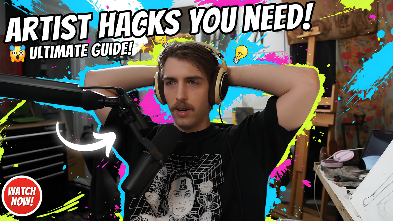 Learn art history while drawing live stream with visual notes