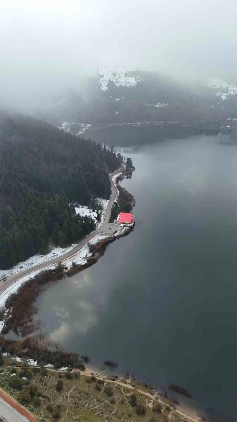 Abant Gölü Milli Parkı’nın kuş bakışı güzelliği