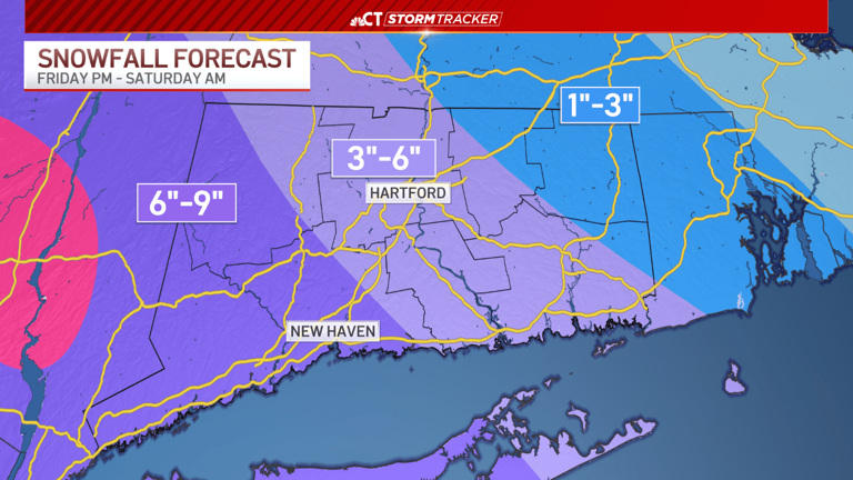 Winter weather alerts for all of Connecticut ahead of snow tonight