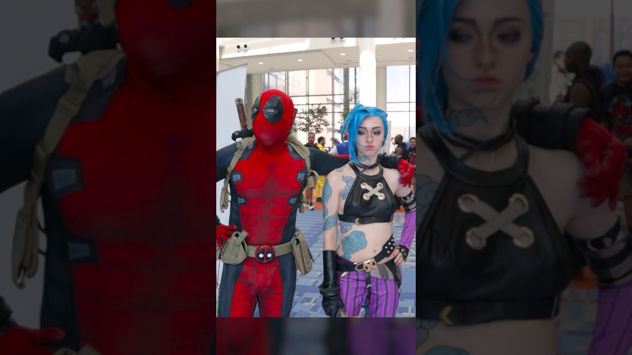 Does Jinx match Deadpool's crazy? #deadpool #jinx #cosplay