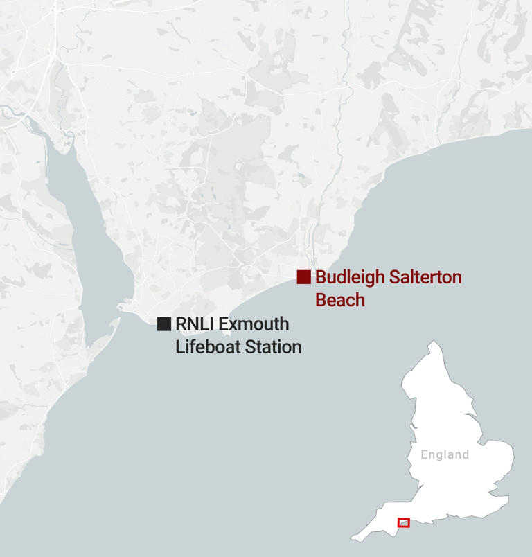 Man missing after Christmas swim in stormy Devon