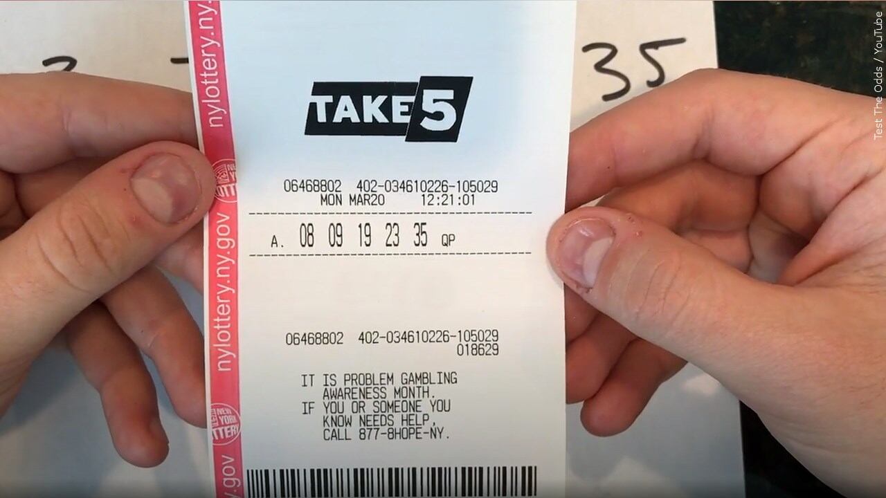 Winning lottery ticket sold in town of Pamelia