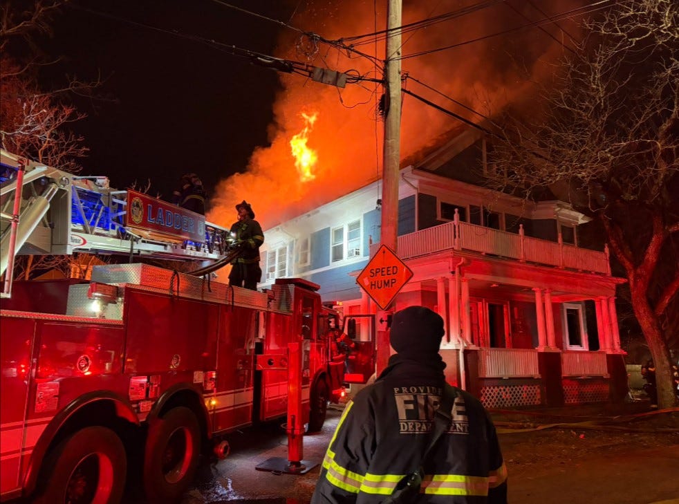 Christmas morning fire in Providence kills man