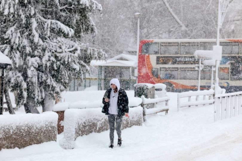 UK snow bomb widened to 746 miles with 36 counties in England battered