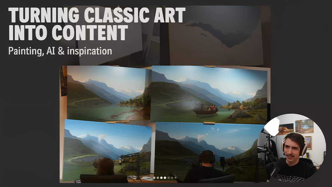 Viral art history breakdown and drawing stream with real techniques