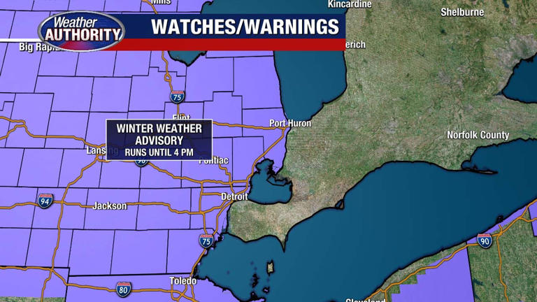 Freezing rain in Michigan leads to winter weather advisory, concerns ...