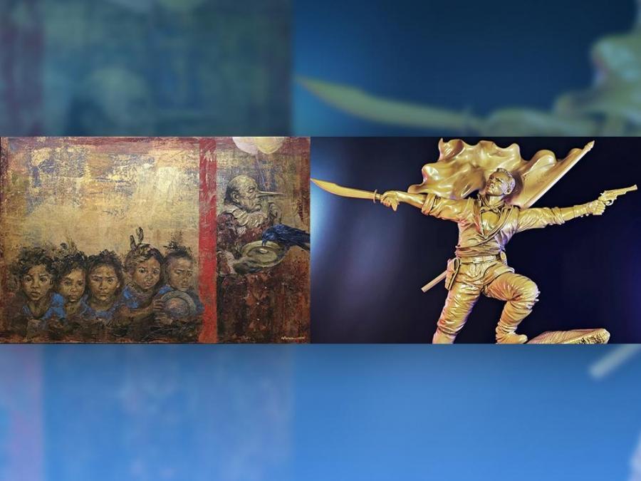 This exhibit raises funds to help calamity victims