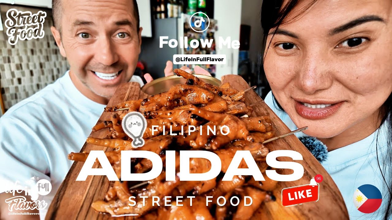 Adidas chicken feet BBQ authentic Filipino street food recipe