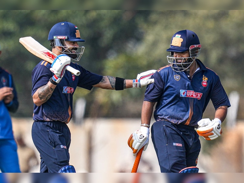 Virat Kohli, Rishabh Pant fifties carry Delhi to a tight 7-run win over ...
