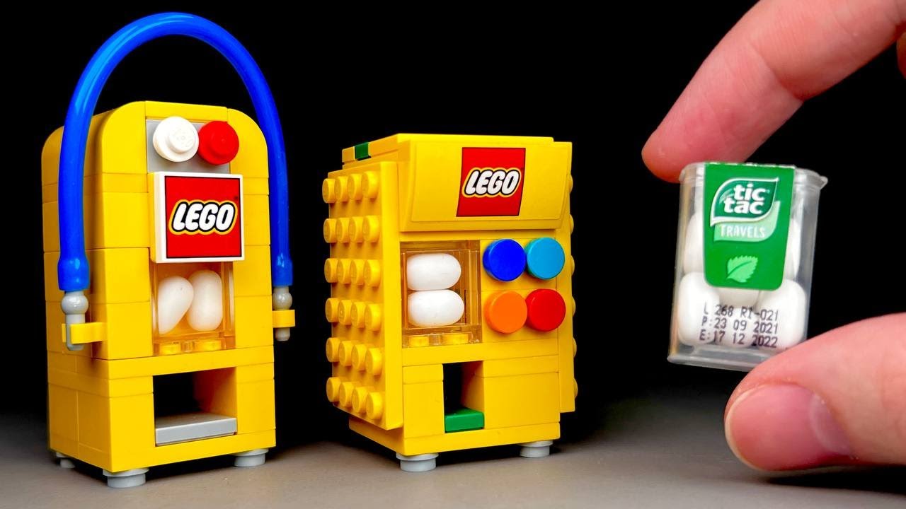 Small LEGO vending machine designs