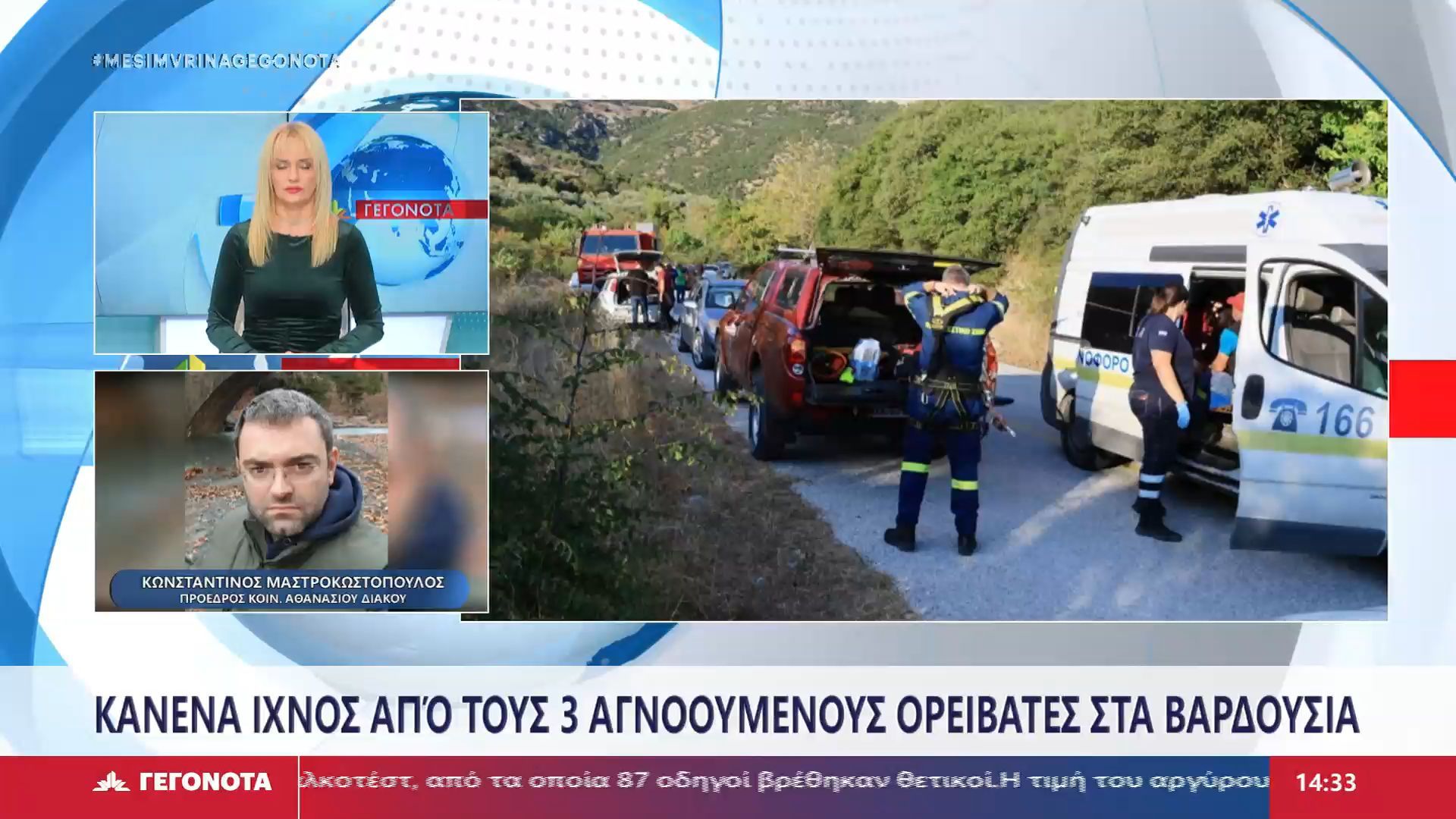 Ο πρόεδρος του χωριού Αθανάσιος Διάκος για τους τρεις ορειβάτες που ...