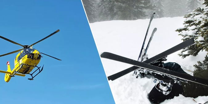 Zwei Skiunfälle: Verletzte auf der Piste liegen gelassen