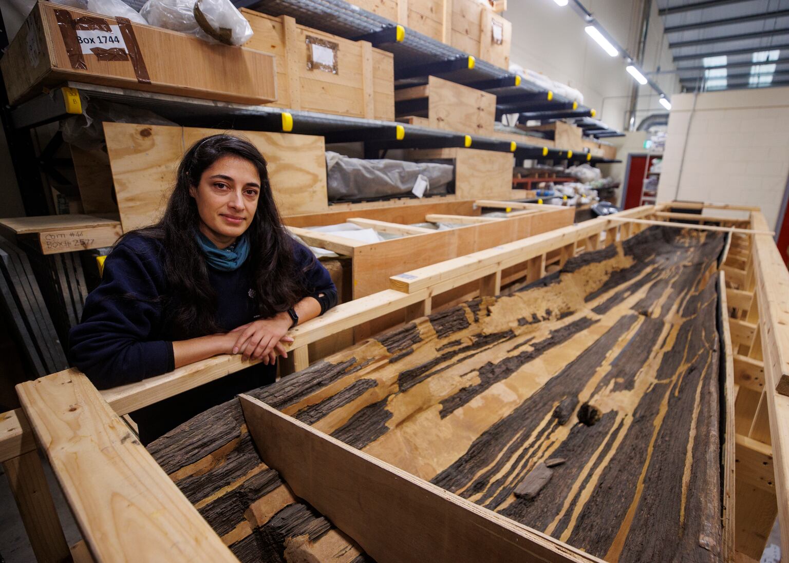 Spearhead and 4,000 year old boat among items being catalogued at state ...