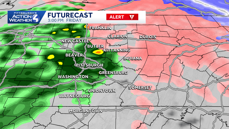 Western Pennsylvania - Severe weather alert: Ice on roads Friday means ...