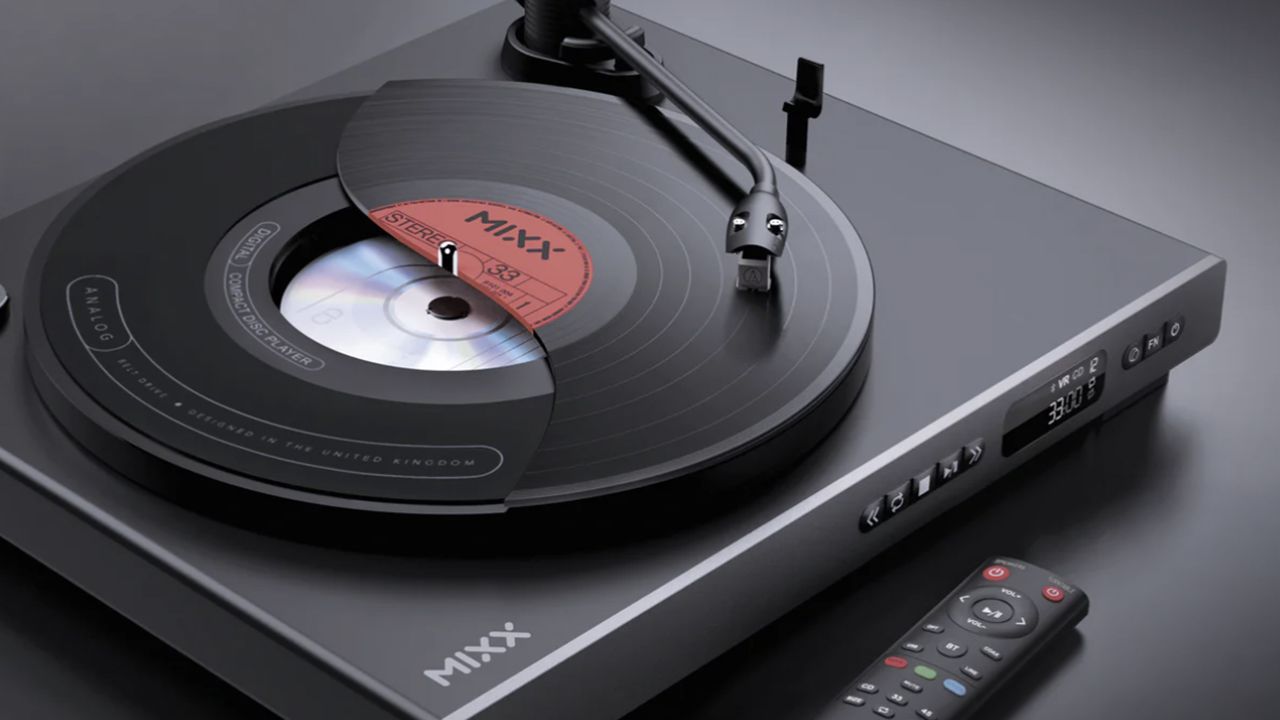 This vinyl deck is also a CD player – with a cunning, hidden transport ...