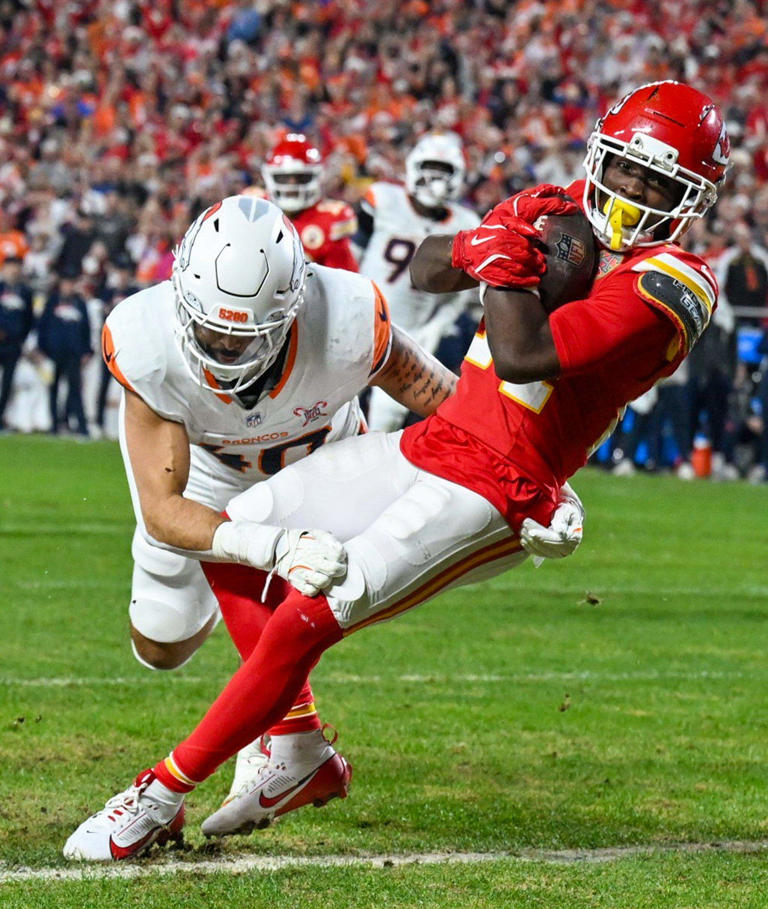 One play, two first NFL touchdowns - and a football split in half by ...