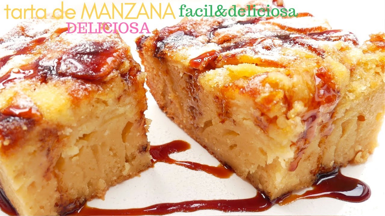 Pastel de manzana casero | Rápido y delicioso