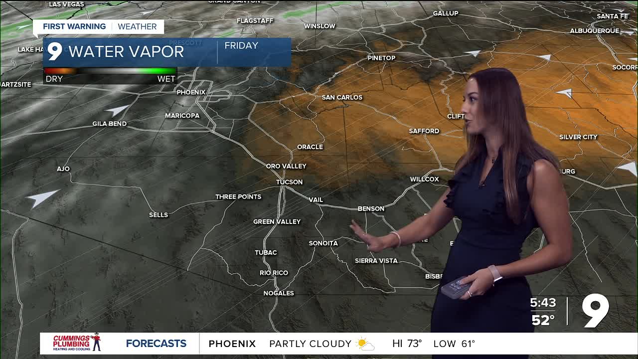 Warm today, rain expected to move in Friday night into Saturdayl