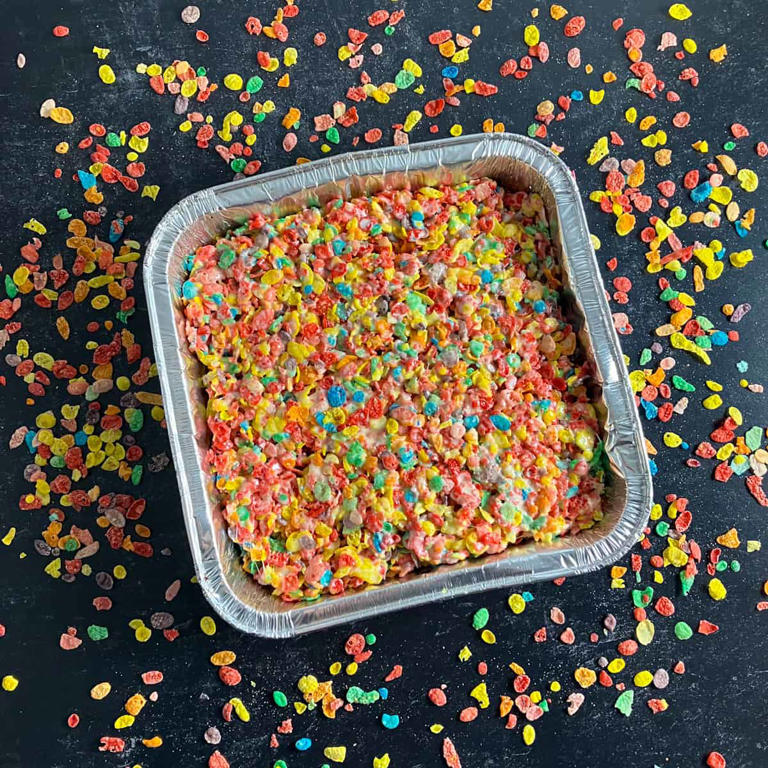 Family fun recipe: Fruity Pebbles cereal bars