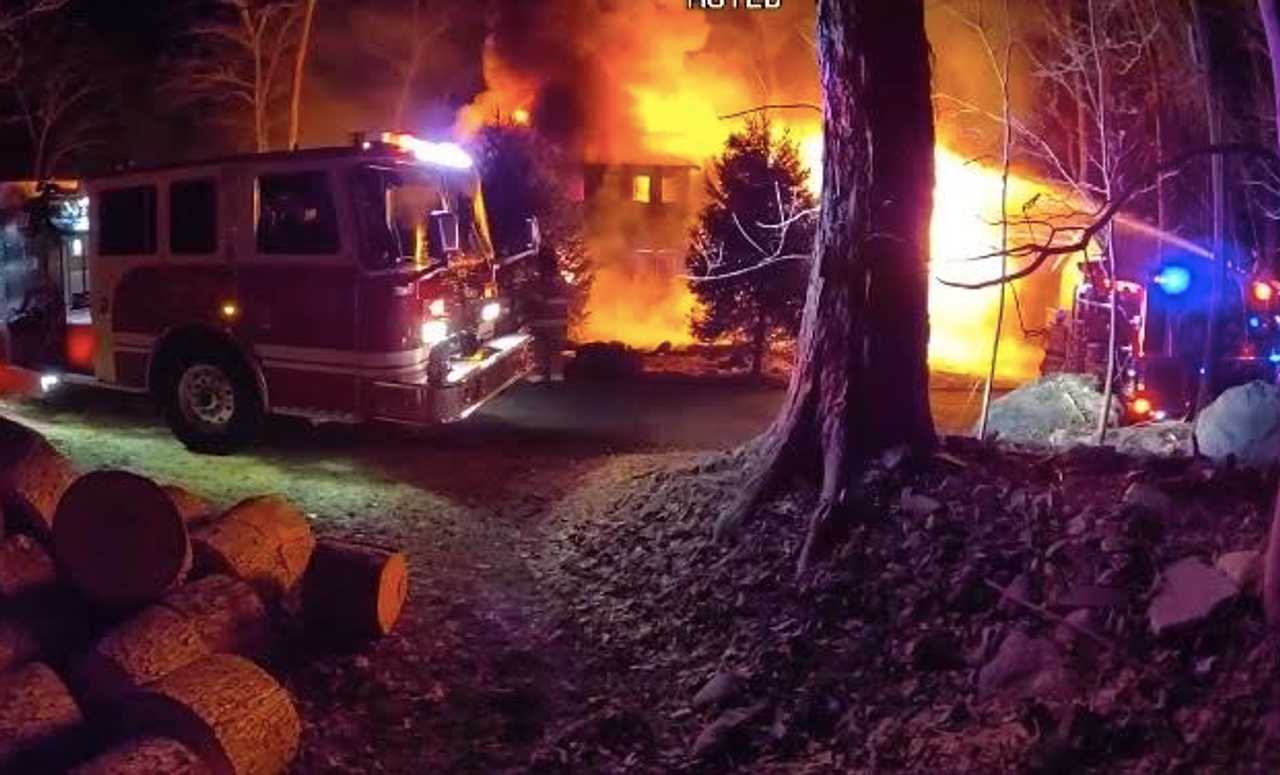 Home engulfed in flames on Christmas night in Bloomingdale, area evacuated