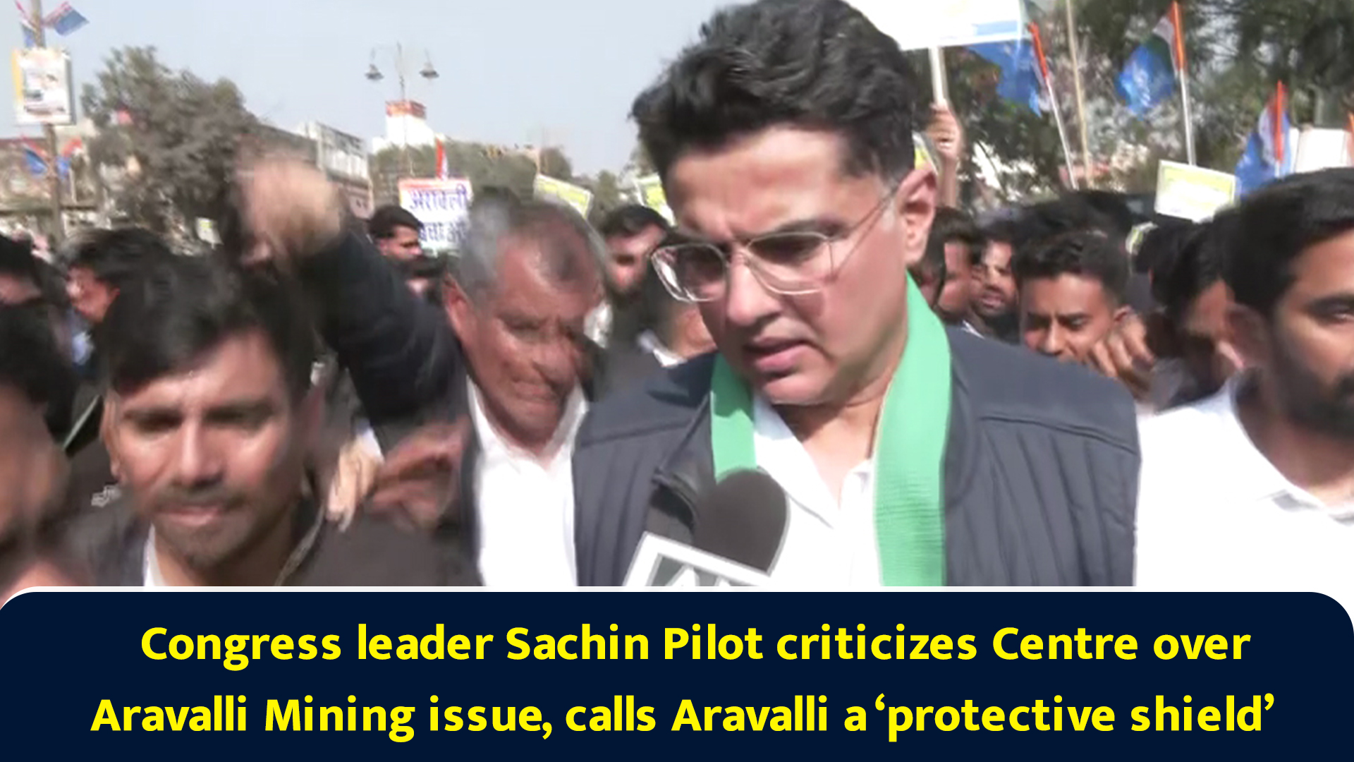 Congress leader Sachin Pilot criticizes Centre over Aravalli mining ...
