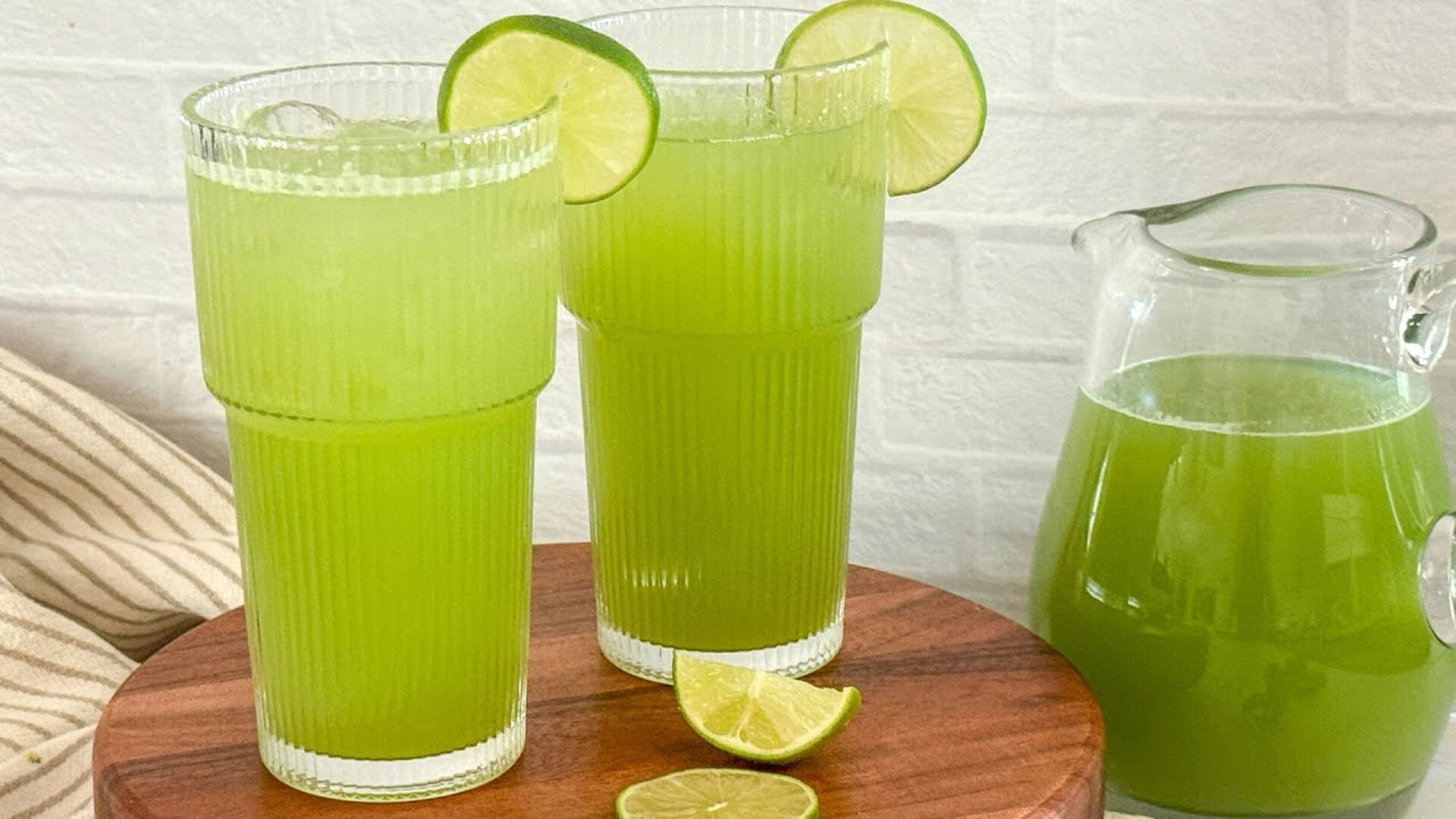 Our cucumber lime agua fresca recipe is refreshingly light