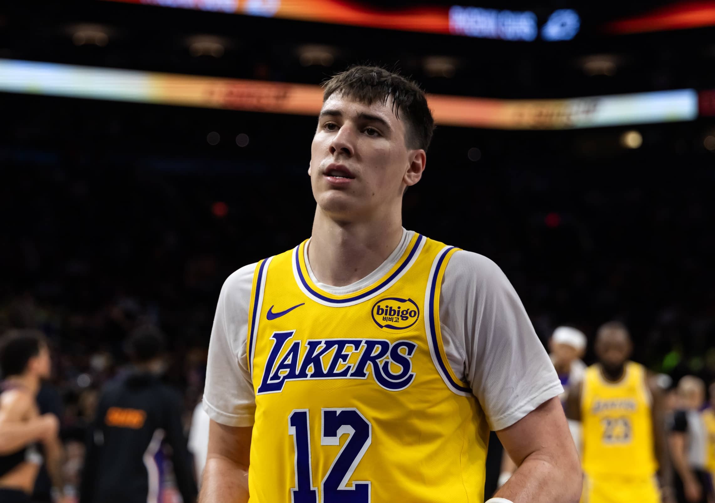 Jake LaRavia hints at a potential disconnect in Lakers locker room ...