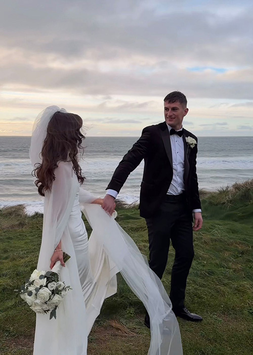 Pics: A wedding to remember for the Banner County as GAA's Conor Cleary ...