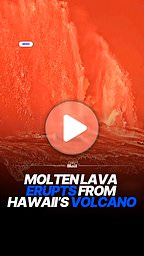 Hawaii's Kilauea volcano erupts in fiery spectacle