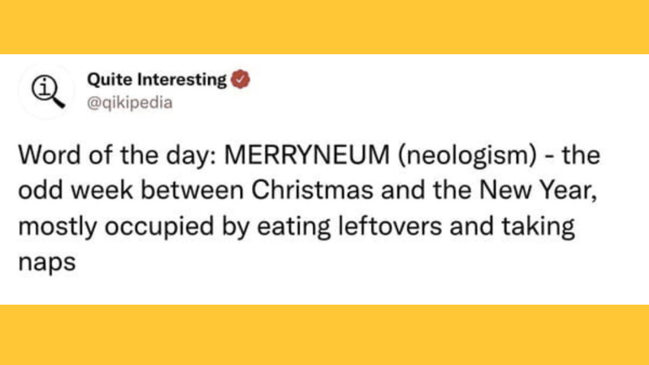 30 memes & tweets to survive the week between Christmas and New Year