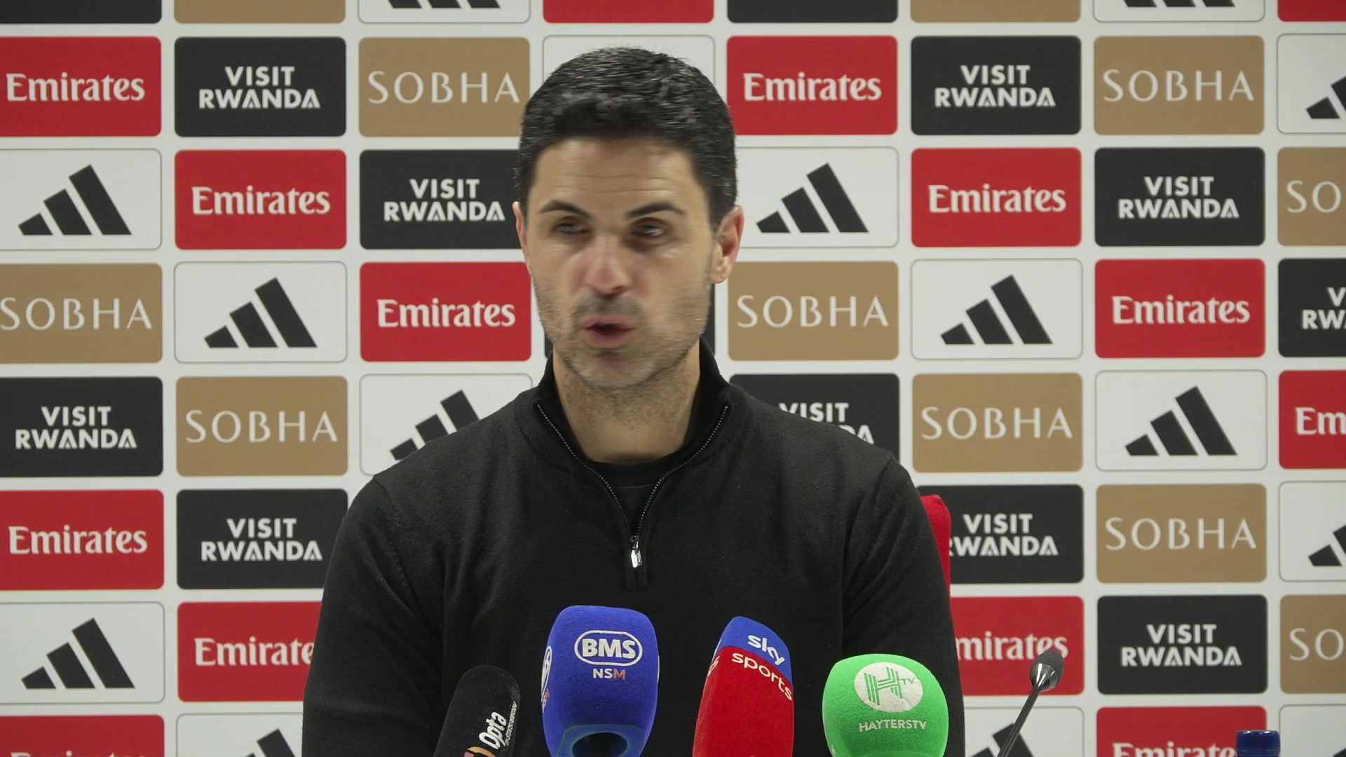 Arteta on having home games, Declan and fair play