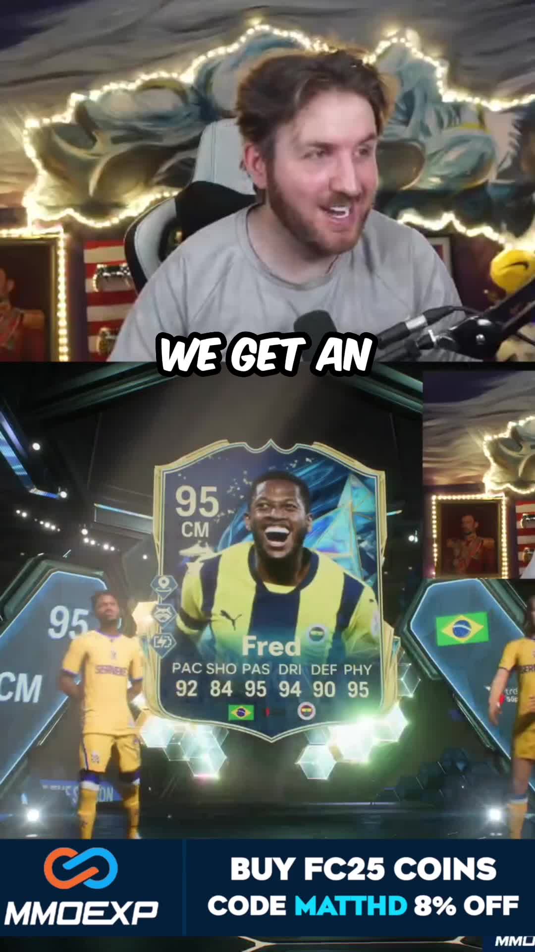 Yess! We pulled a 95 TOTS card!