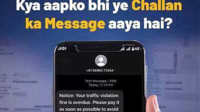 E-challan scam alert: Cybercriminals target drivers with fake traffic ...