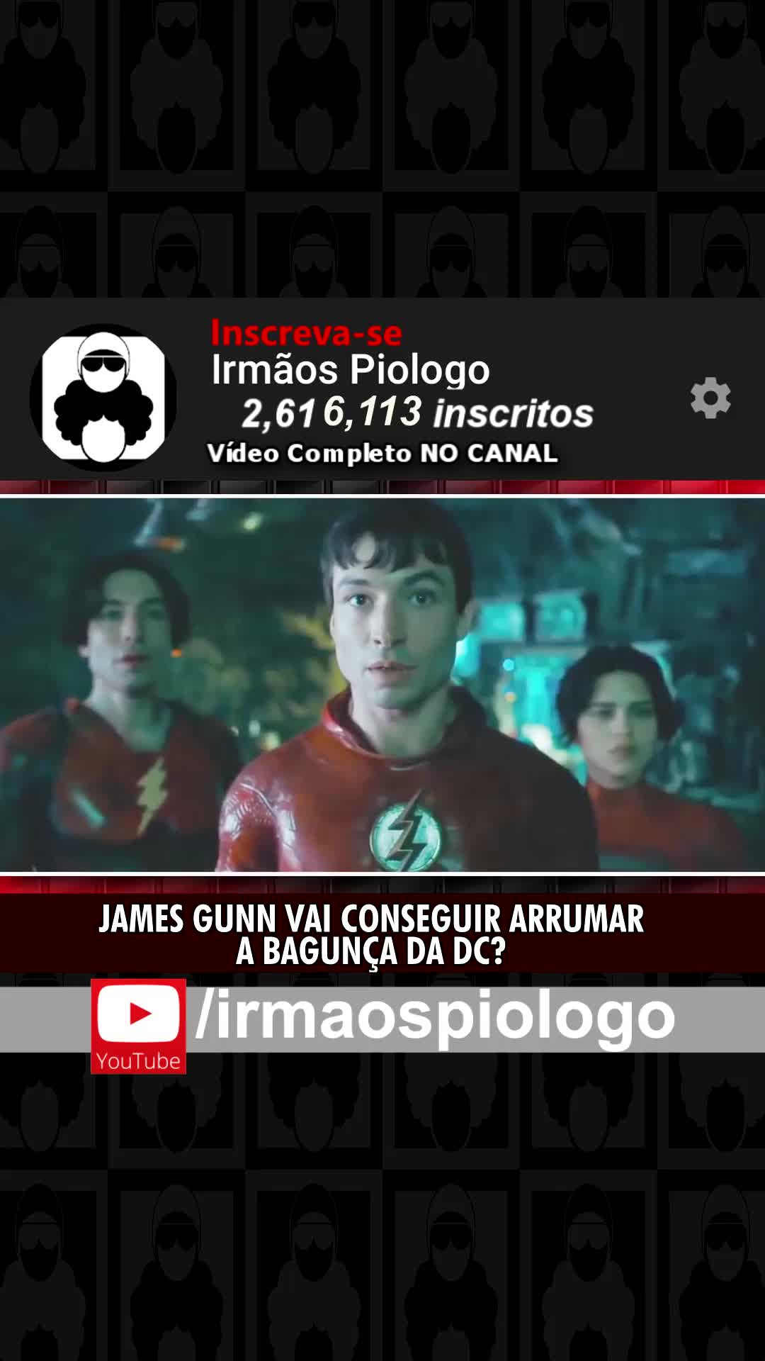 James Gunn na DC, vídeo no canal #shorts